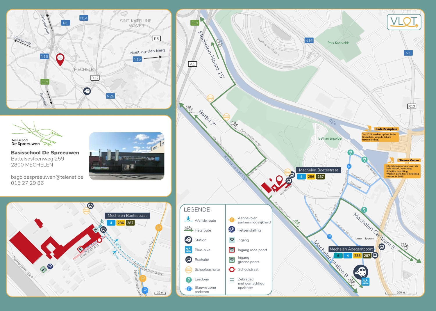 Bereikbaarheid – Basisschool De Spreeuwen